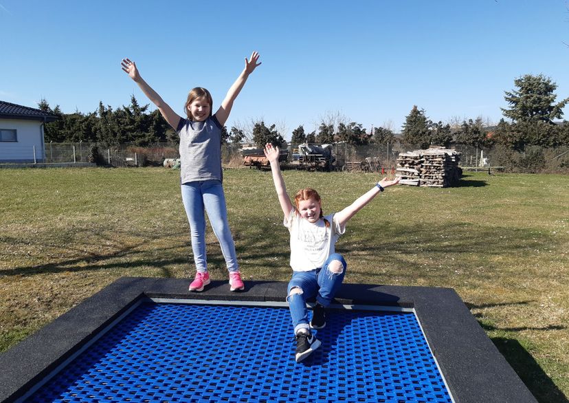 "Rolli" Trampoline with Wheelchair Access - Huck