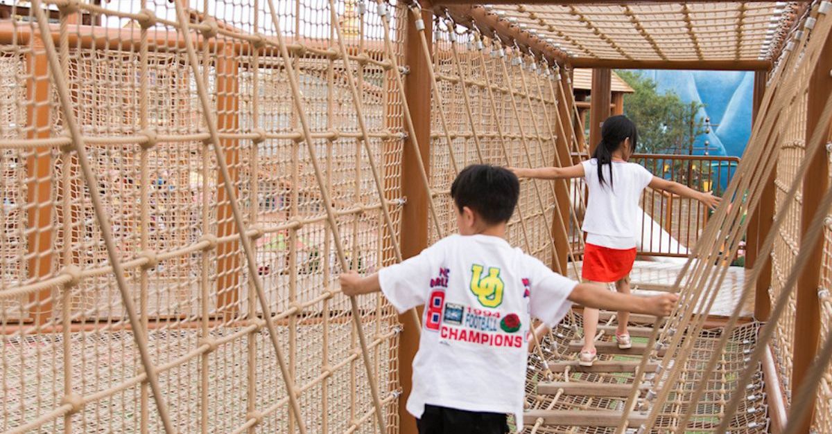 Climbing Nets & Bridges | Rope Playground Equipment | Huck Play - Huck