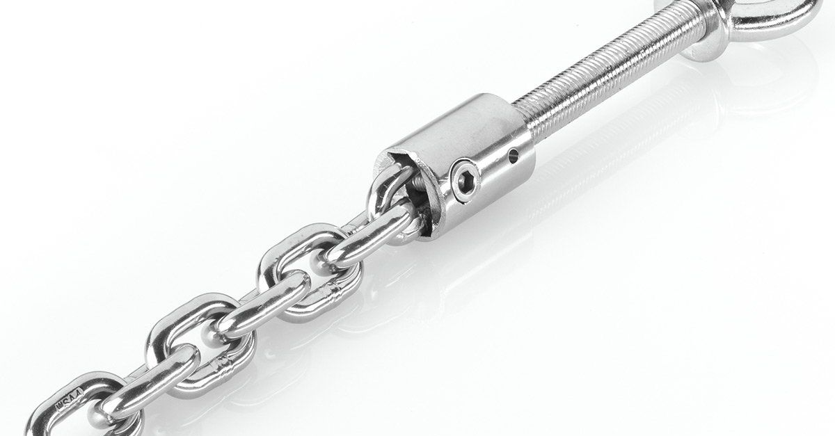 Stainless steel chain adapter no. 6 - Huck