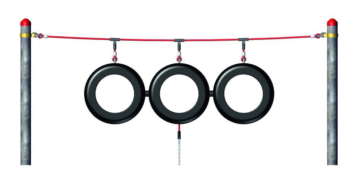 Tyres, for steel posts - Huck